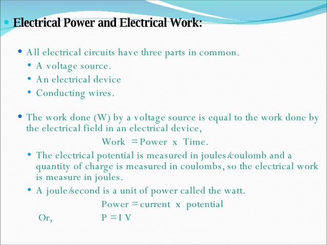 ELECTRICITY AND MAGNETISM | PPT