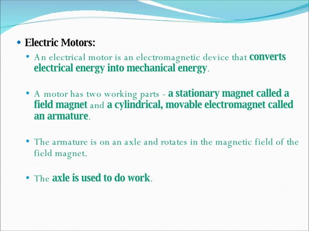 ELECTRICITY AND MAGNETISM | PPT