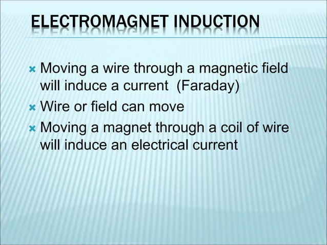 Electricity, magnetism and electromagnetism | PPT