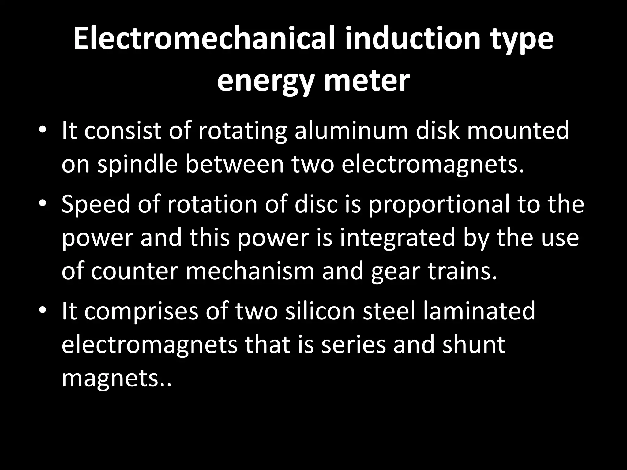 Electricity meter | PPTX