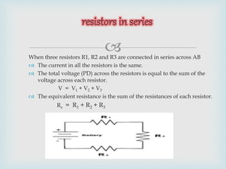 Electricity (physics) class 10th | PPT
