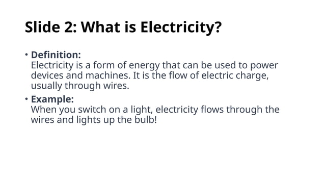 what is Electricity ,types and uses for class 5th and 6th.pptx | Home ...