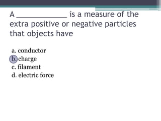 Electricity study guide | PPT
