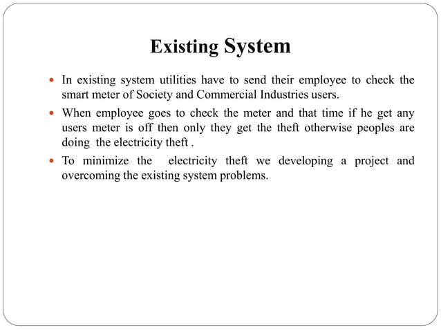 Electricity Theft Detection Using Image Processing Pptx