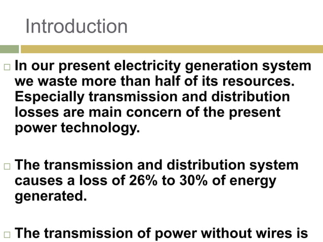 Electricity through wireless transmission witricity | PPTX