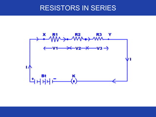 Electricity - Resistors in series and parallel | PPTX