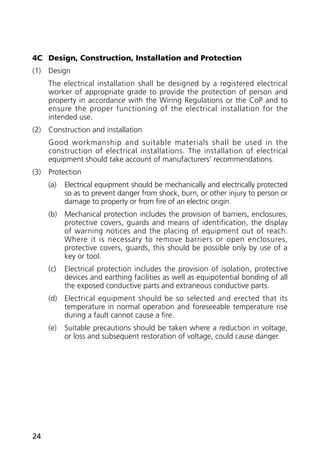 ELECTRICITYWIRING REGULATION for safety of | PDF