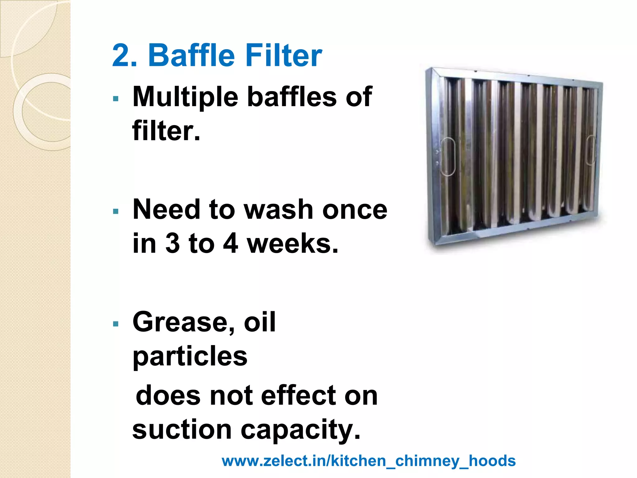 Kitchen Chimney Hood filter types | PPTX
