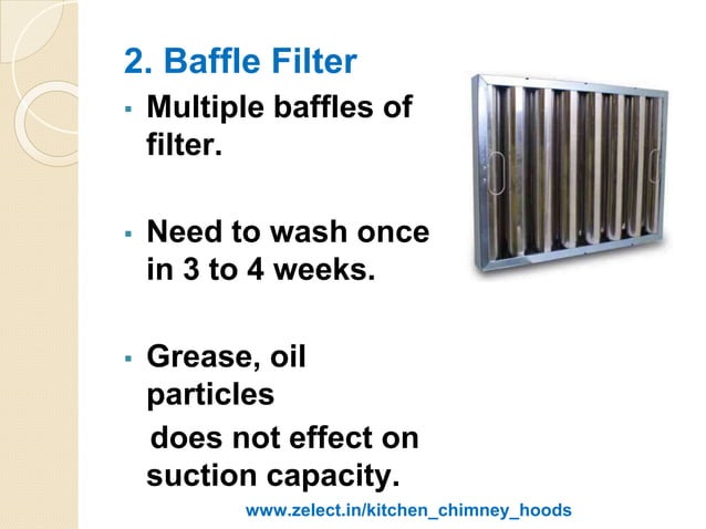 Kitchen Chimney Hood filter types | PPT