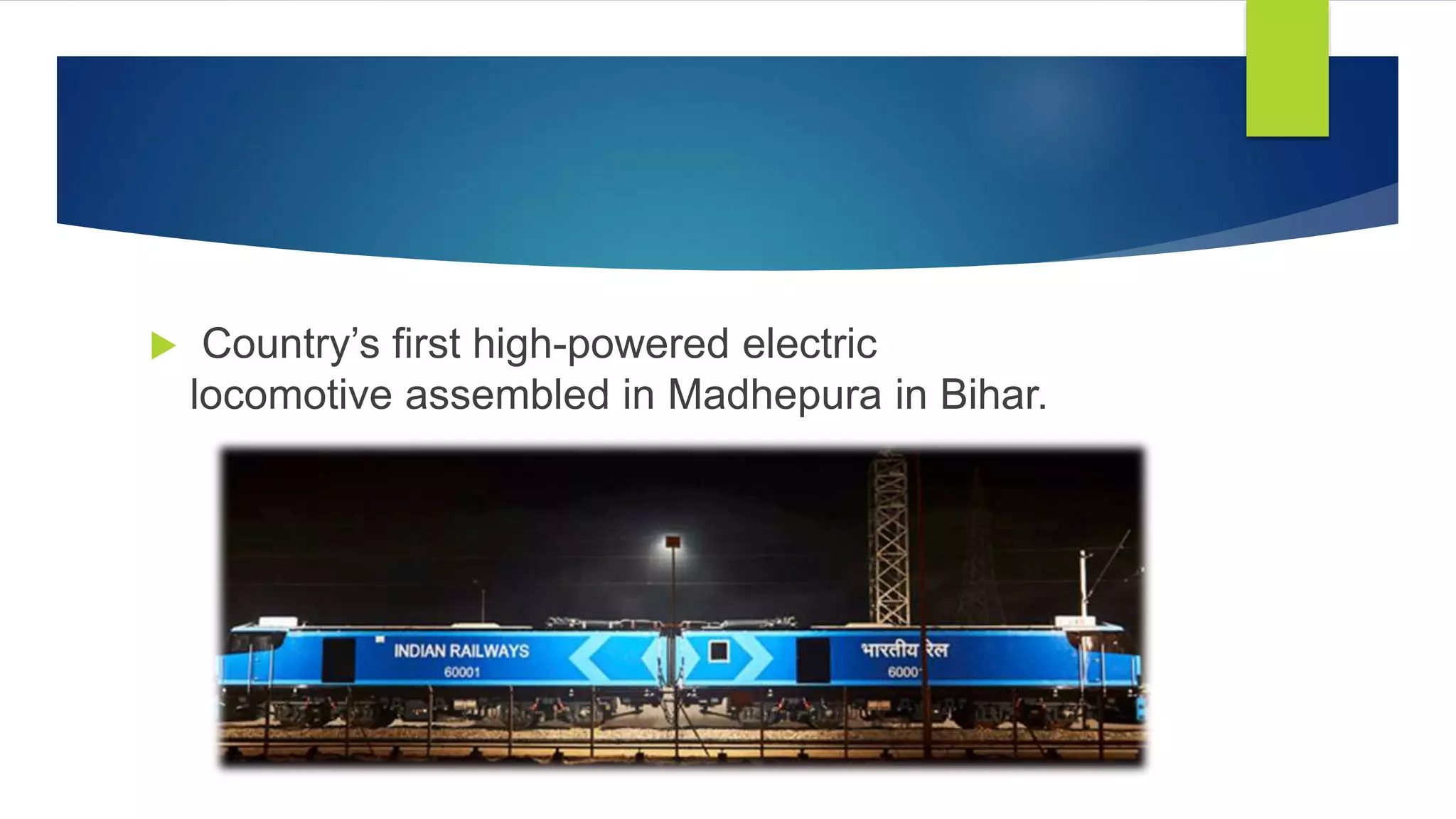 Electric locomotive ppt | PPTX