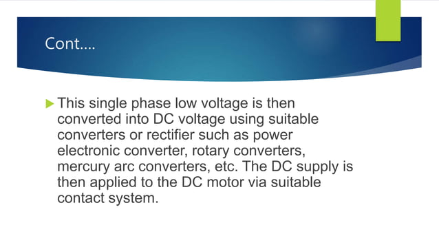 Electric locomotive ppt | PPTX