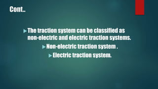 Electric locomotive | PPTX