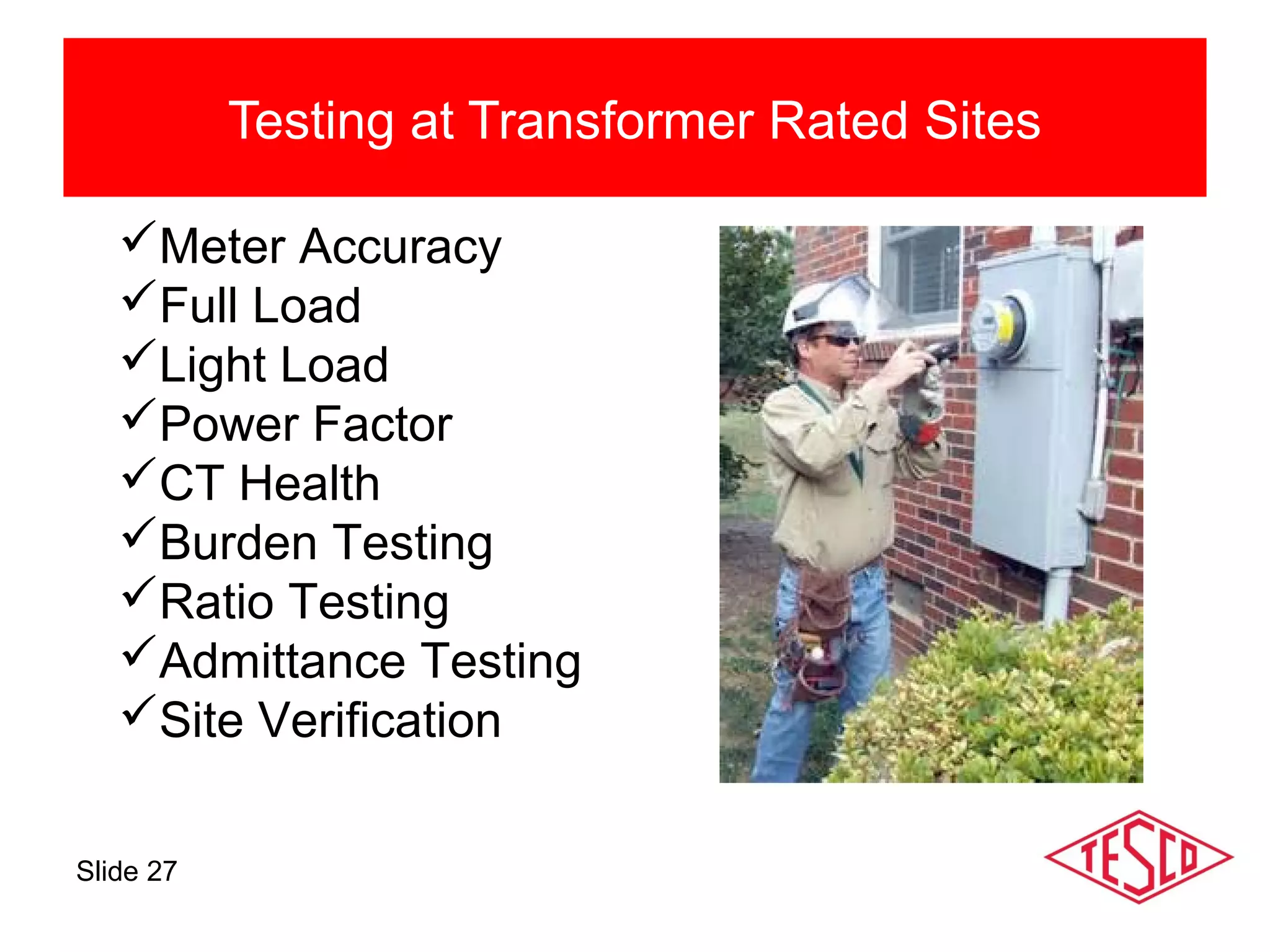Electric Meter and Transformer Testing in an AMI World - AclaraConnect ...