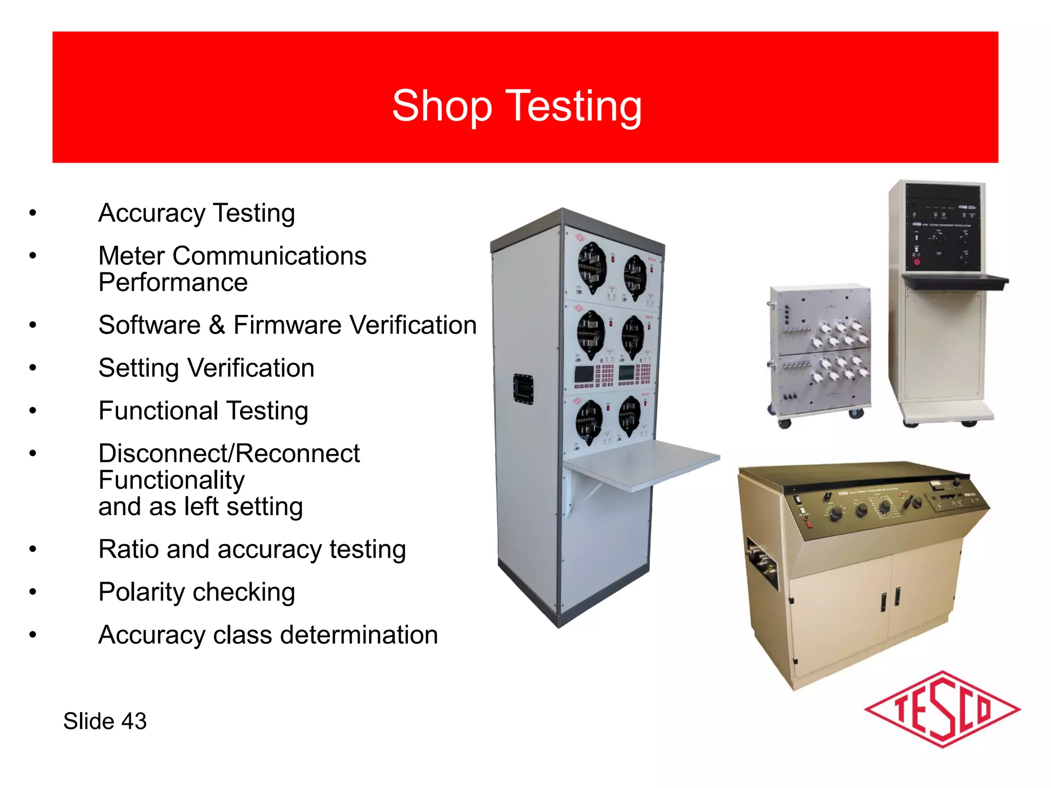 Electric Meter and Transformer Testing in an AMI World - AclaraConnect ...