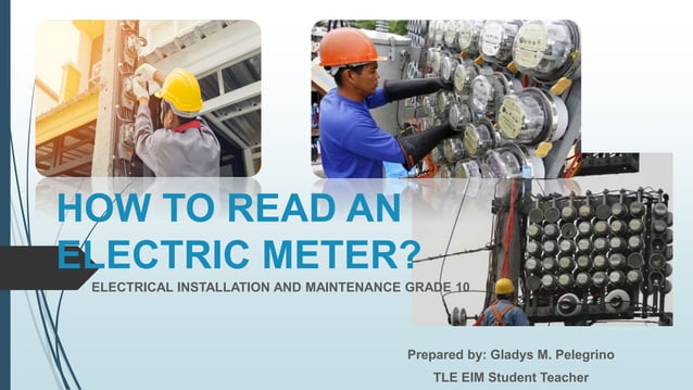 Electric meter demo | PPT