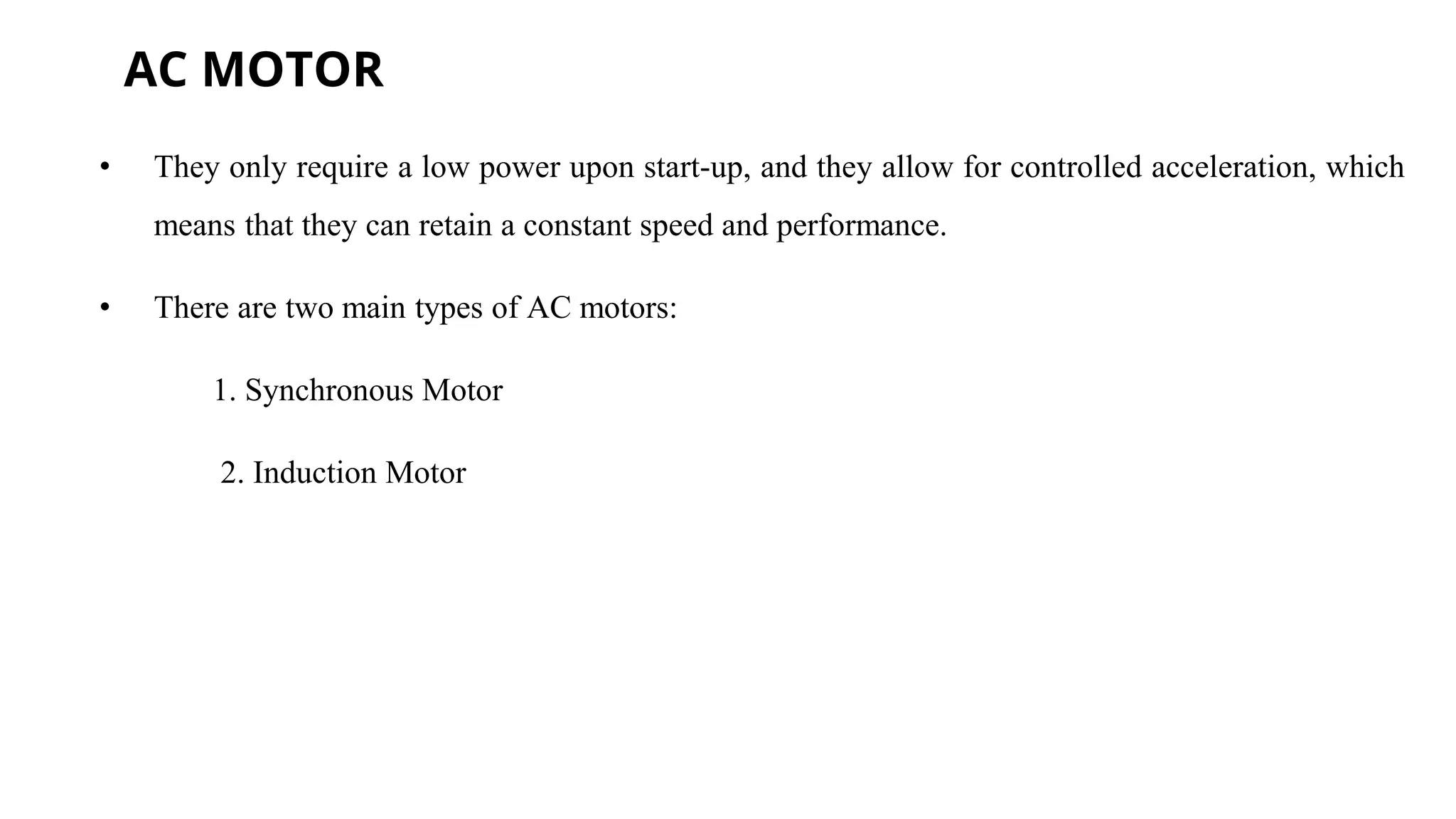 Electric Motor and its types and working principle | PPTX
