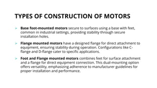 Electric Motor and its types and working principle | PPTX