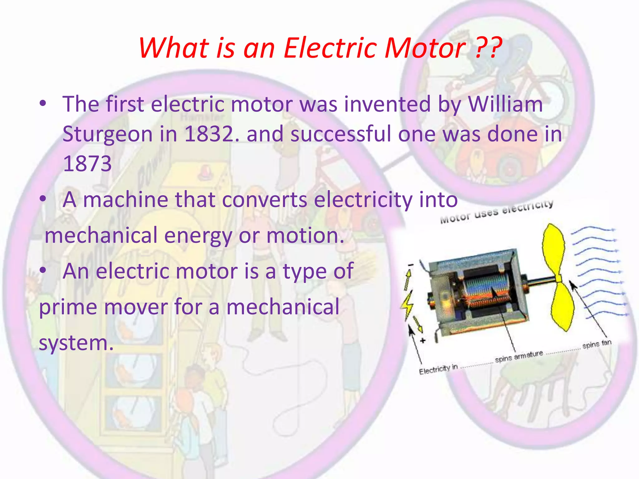 Principle of Electric Motor and Generator | PPTX