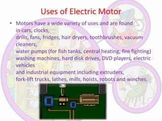 Principle of Electric Motor and Generator | PPTX