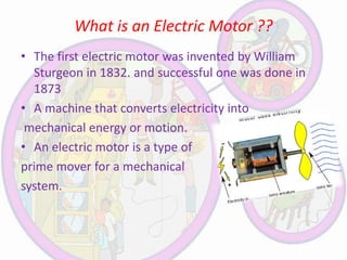 Principle of Electric Motor and Generator | PPTX