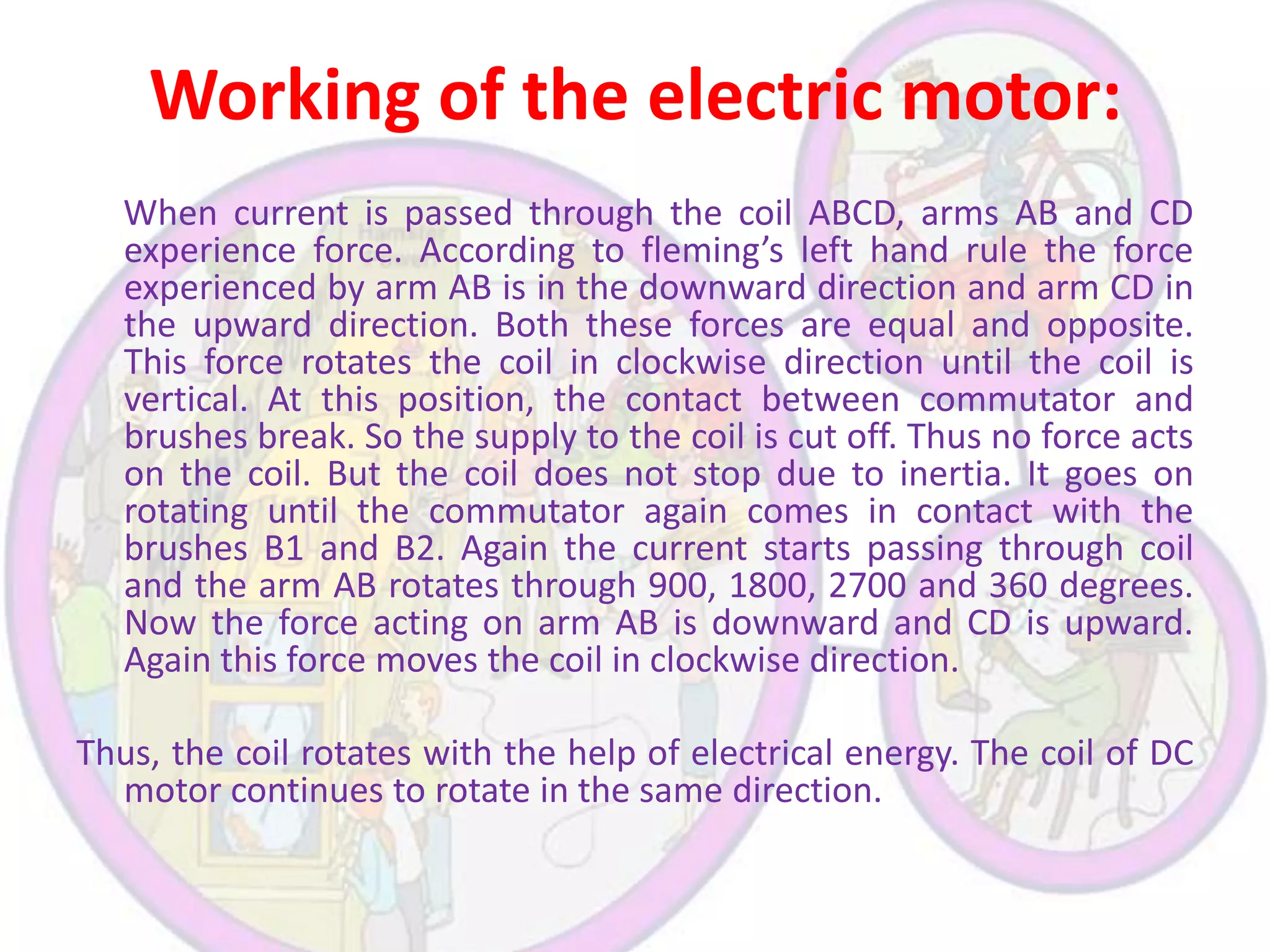 Electric motor and generator | PPTX