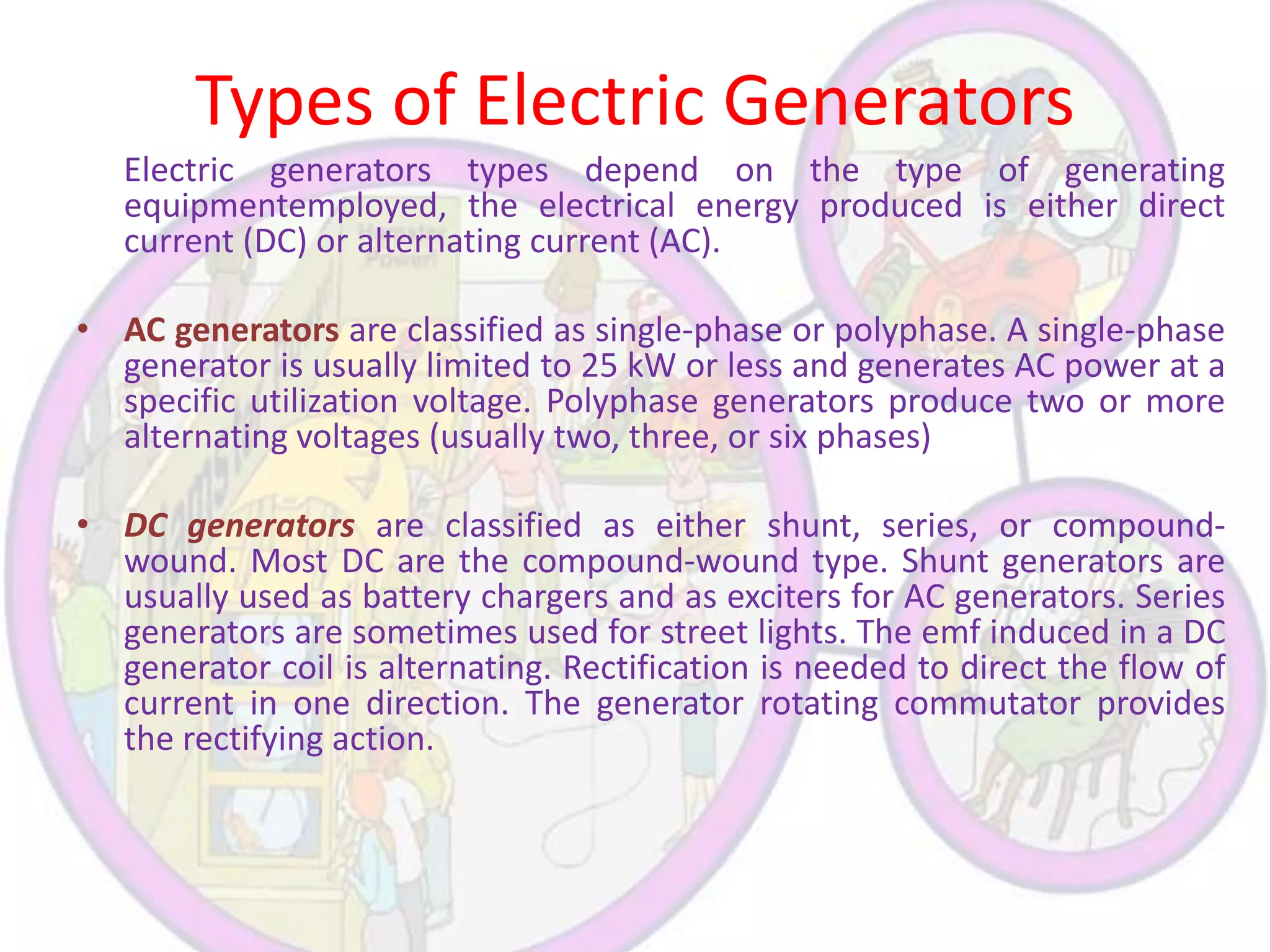 Electric motor and generator | PPTX