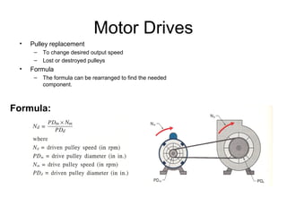 Pulley Rpm Formula