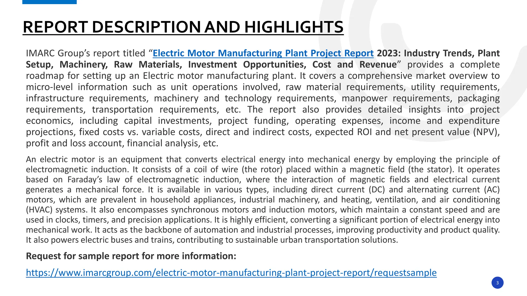 Electric Motor Manufacturing Process, Machinery Requirements and ...
