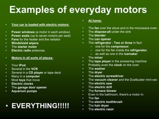 Electric motors | PPT