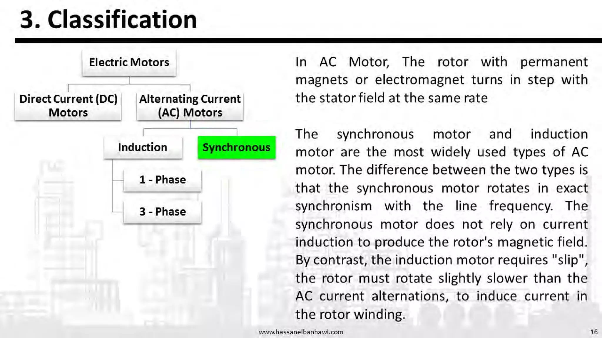 Electric Motors presentation on Types and Classification | PDF