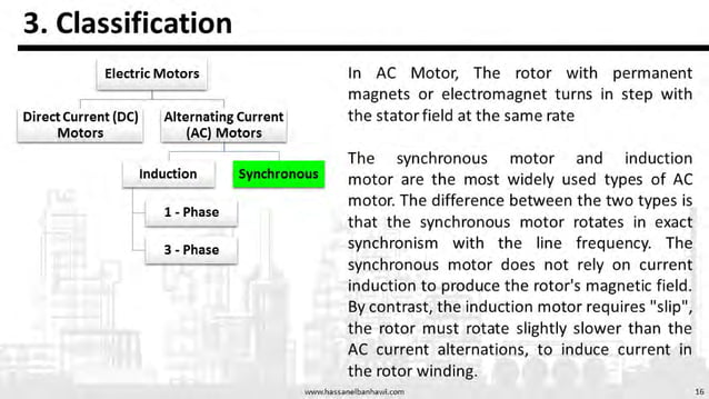 Electric Motors presentation on Types and Classification | PDF | Power ...