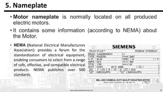 Electric Motors presentation on Types and Classification | PDF