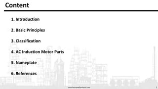 Electric Motors presentation on Types and Classification | PDF