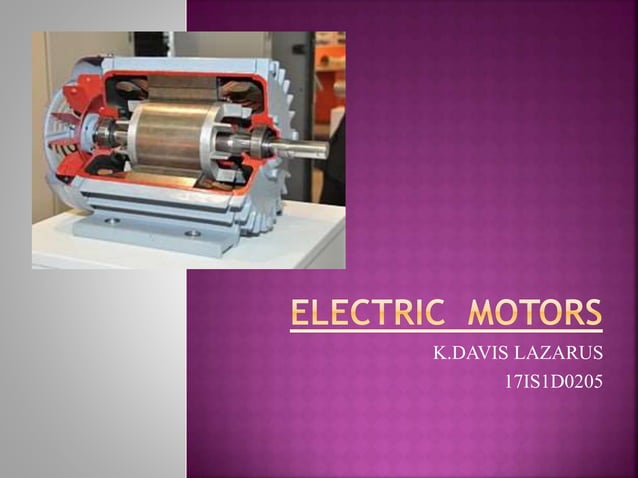 Electric motors | PPT