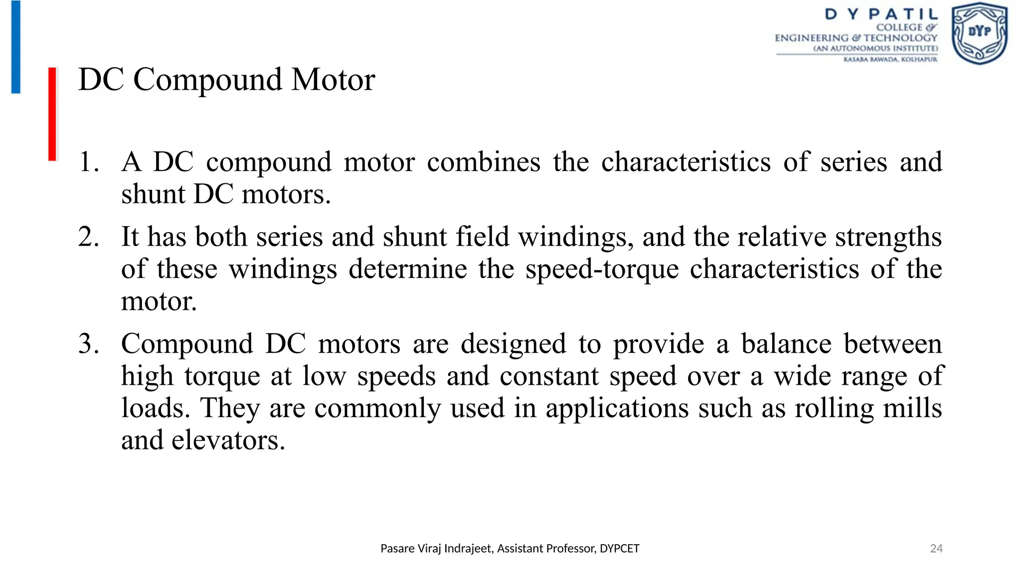 Electric Motors - DC Motors - Series, Shunt, Compound, Seprately ...