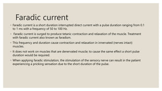 Electric muscle stimulation physiotherapy.pptx | Physical Therapy ...