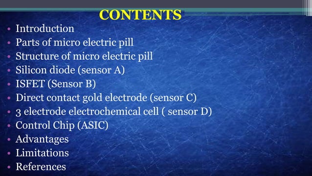 micro Electric pill | PPT