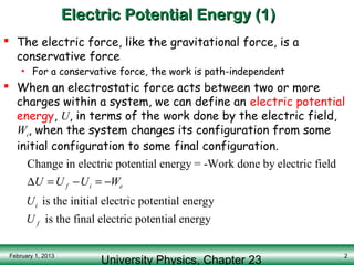 Electrical Potential Energy