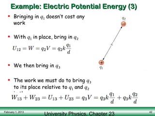 Electric Potential Energy Formula