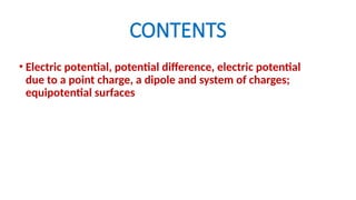 Electric potential and Capacitance for class 12.pptx