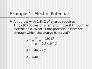 Electric Potential - Regents.pptjwkwioioowkk | PPT