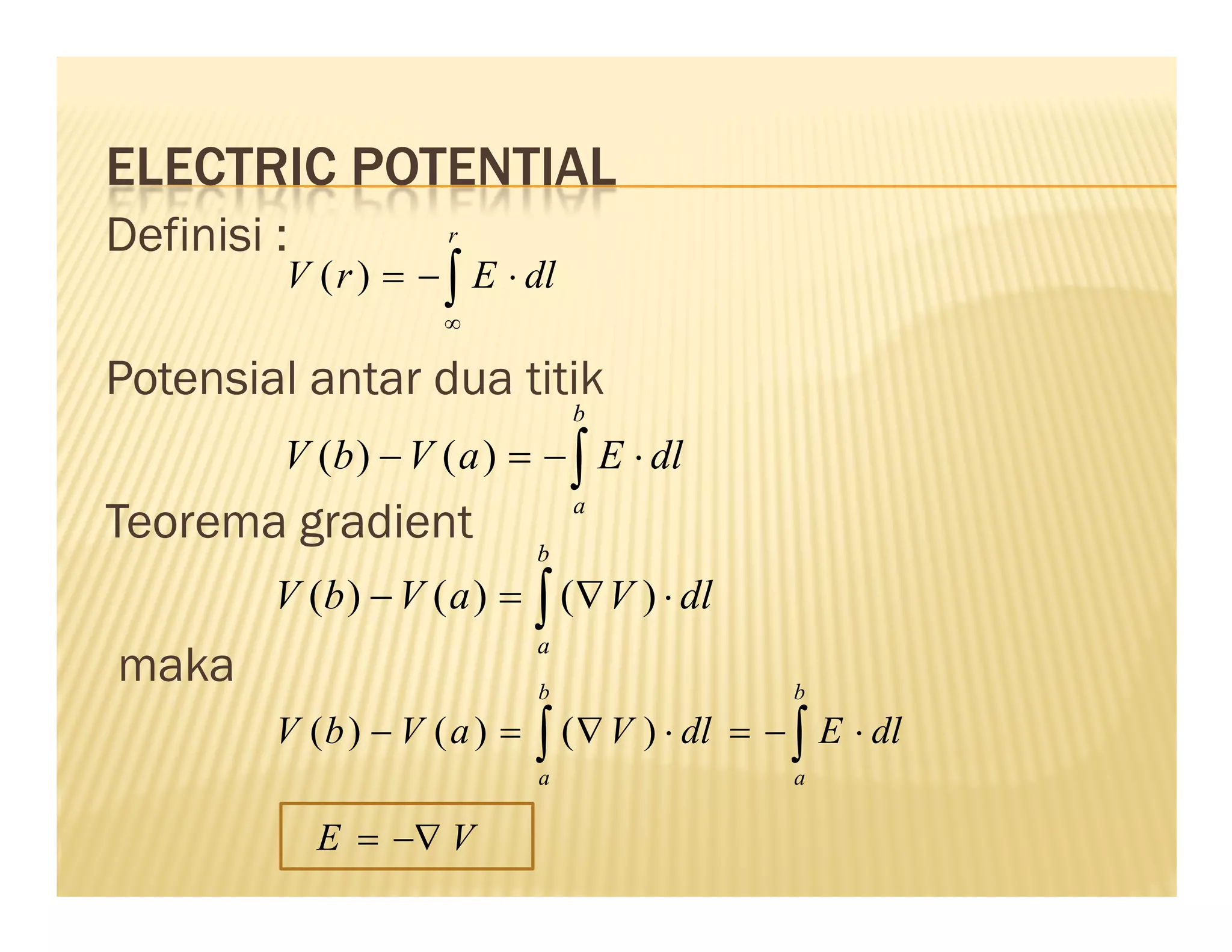 Electric Potential | PDF