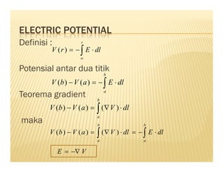 Electric Potential | PDF