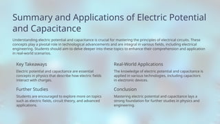 Electric Potential and Capacitance .pptx