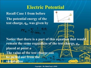 Electric Potential And Gradient - Fied Theory | PPT