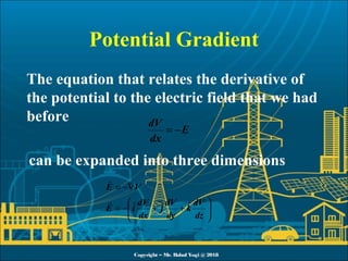 Electric Potential And Gradient - Fied Theory | PPT
