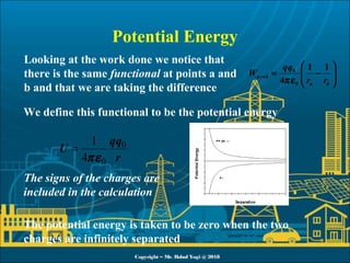 Electric Potential And Gradient - Fied Theory | PPT