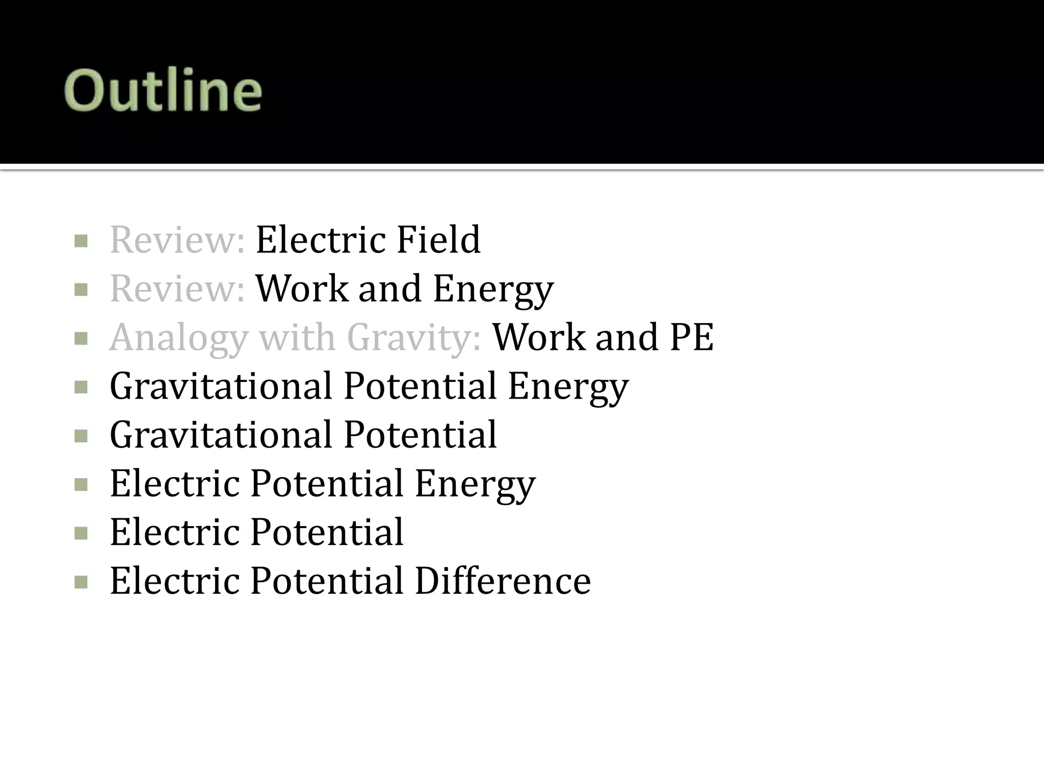 Electric potential difference (voltage) | PPTX
