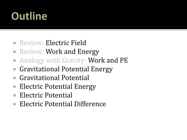 Electric potential difference (voltage) | PPTX | Physics | Science