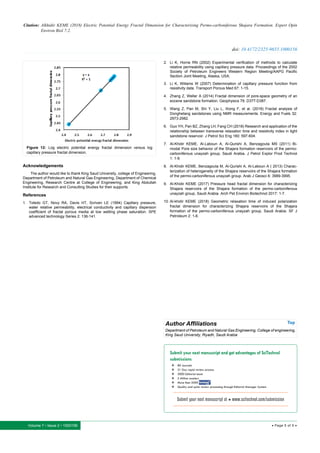Electric potential energy fractal dimension for characterizing permo ...